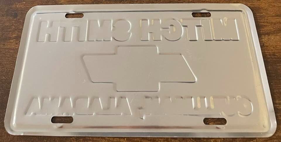 Mitch Smith Chevrolet Dealership Booster License Plate Cullman Alabama ...