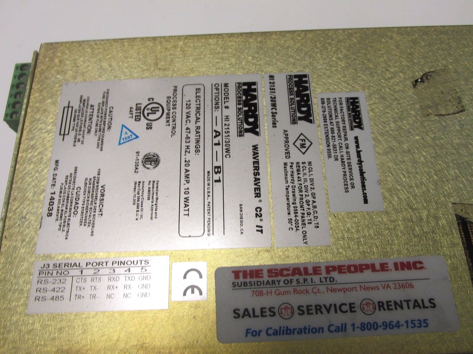 * Hardy Process Solutions Wavesaver C2 IT Cat# HI 2151/30WC .. WD-25 | eBay