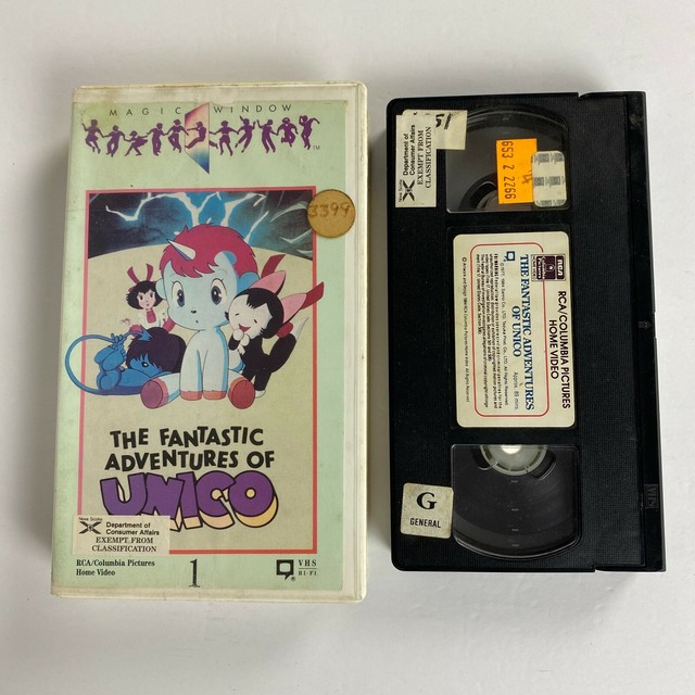 The Fantastic Adventures of Unico (VHS) for sale online | eBay