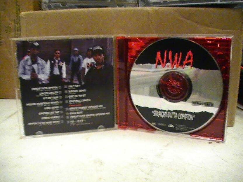 N.W.A Straight Outta Compton 1988 CD Remastered Bonus Ice Cube Eazy E ...