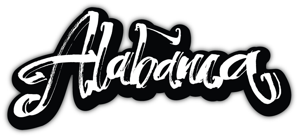 Alabama USA State Slogan Car Bumper Sticker Decal ''SIZES'' | eBay