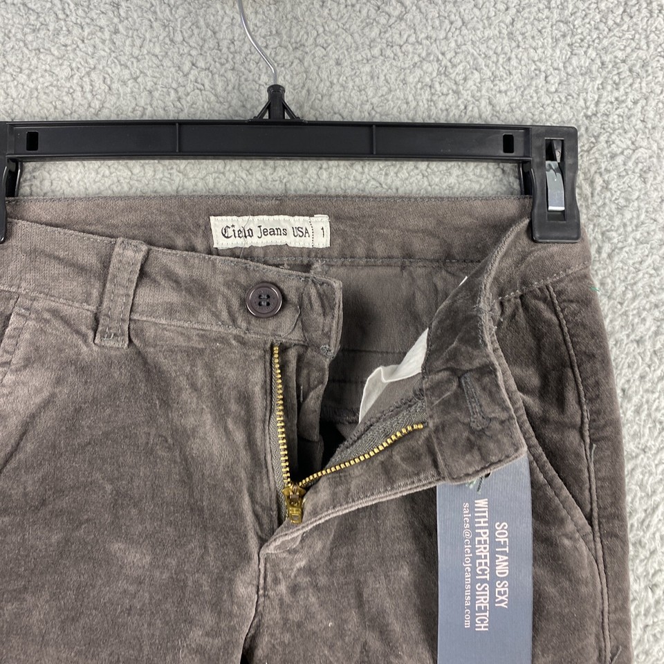 Cielo Jeans Trouser Dress Pants Women's Size 1 Coral Stretch Mauve/ 37 ...