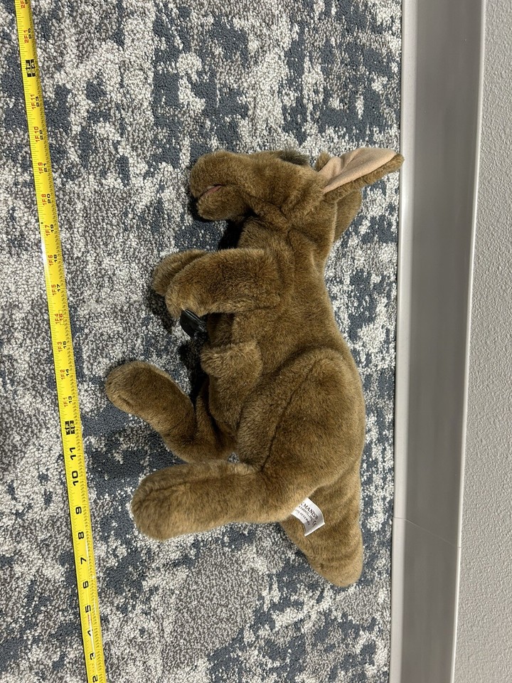 Folktails Folkmanis Large Kangaroo Hand Puppet Plush 18 Inch | eBay