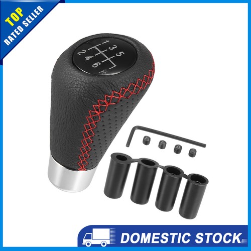 Universal Black 6 Speed Car Gear Lever Shifter Manual Stick Shift Knob ...