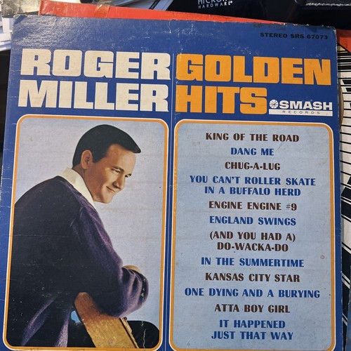 Roger Miller “Golden Hits” Smash Records SRS 67073 Misprint Inner Label ...