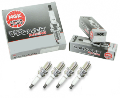 (SET OF 4) NGK 4644 / BKR7E V-Power Premium Copper Spark Plugs | eBay