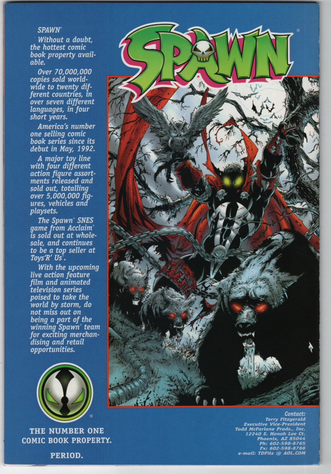 Wizard Spawn Tribute Presents Special Edition #1 1996 Todd McFarlane | eBay