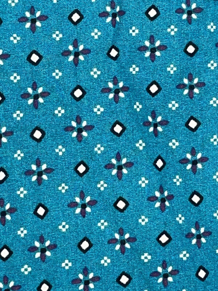 Roper Western Shirt Extra Large Button Up Pearl Snap Blue Geometric ...