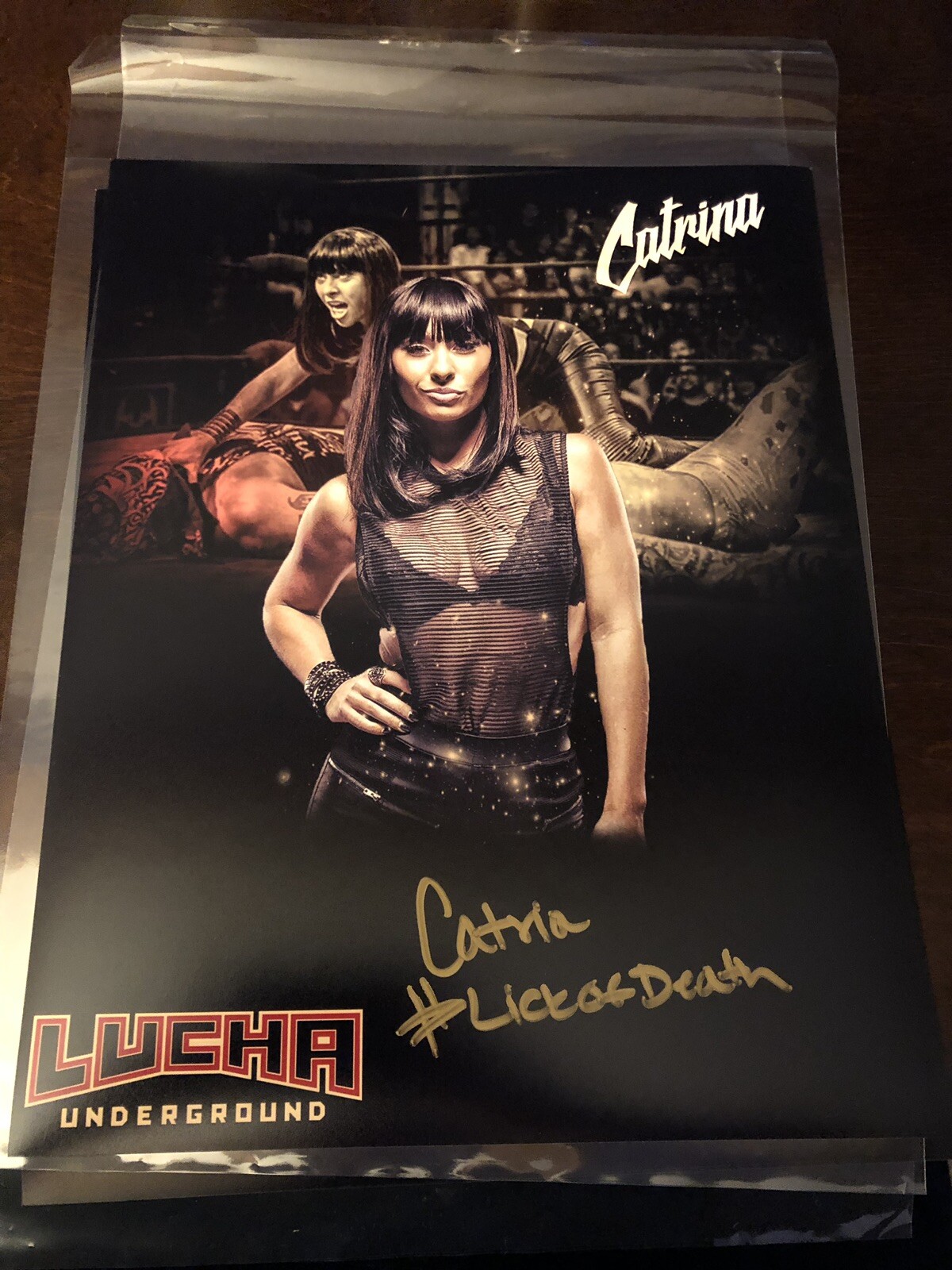 WWE NXT MAXINE SIGNED 11x14 PHOTO Karlee Perez CATRINA LUCHA ...
