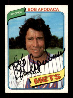 1980 Topps #633 Bob Apodaca AUTOGRAPHED!!! Mets 235613 | eBay