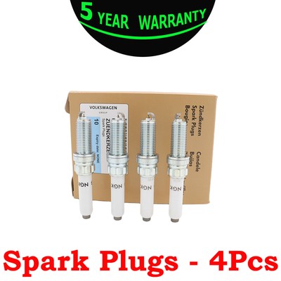 4PC 06M905606F Spark Plugs For AUDI A4 A5 A6 A7 A8 Q5 RS4 RS5 | eBay