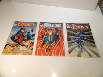 The Question Comic Book Issue 3, 4 and 5 (1986) | eBay