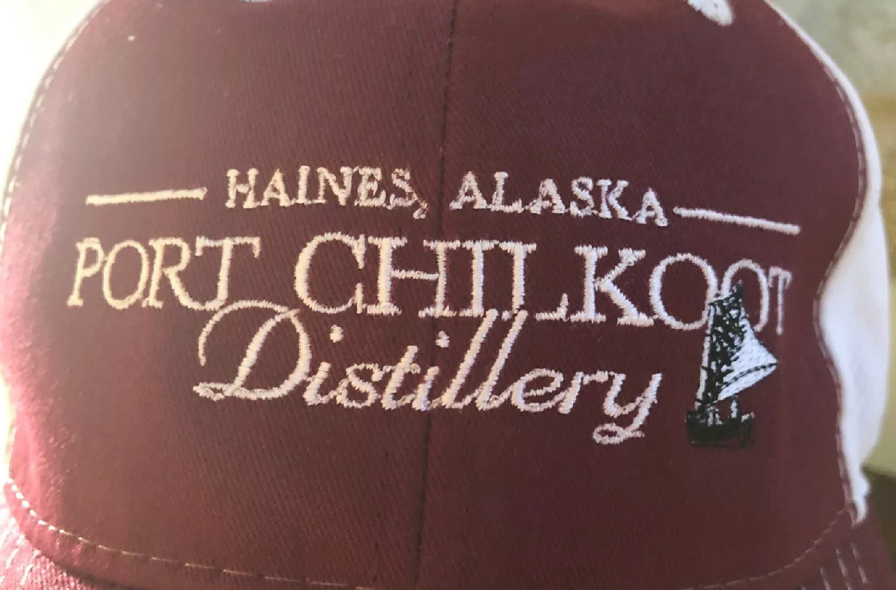Port Chilkoot Distillery Hat Cap Haines Alaska Embroidered Vodka Gin ...