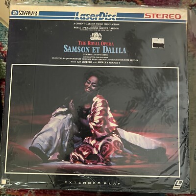 Samson And Delilah - The Royal Opera - Laserdisc buy 6 for Free ...