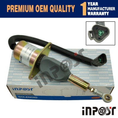New 4063712 24V shutdown solenoid for Cummins 6CT Excavator Komatsu ...