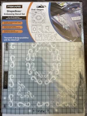 Fiskars ShapeBoss Stencil Set Oval-Elegance 5614 | eBay