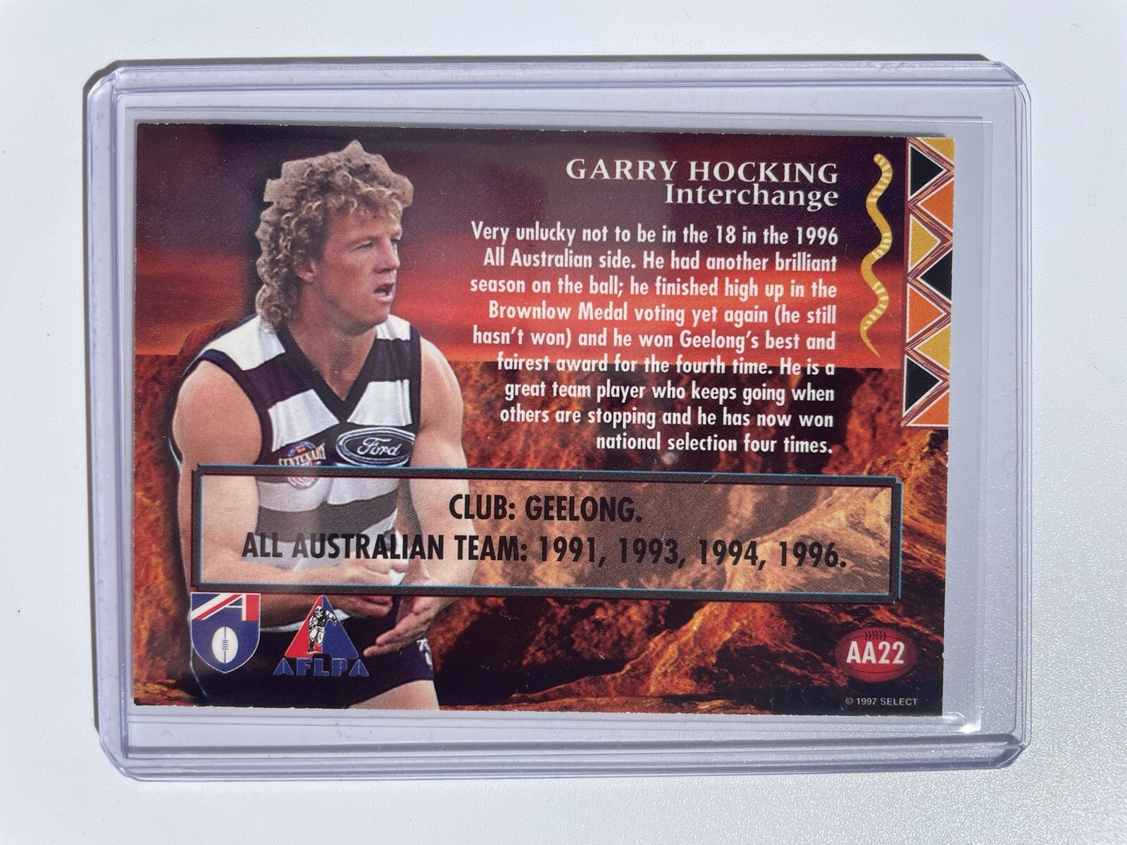 1997 AFL Select Garry Hocking All Australian Card | eBay