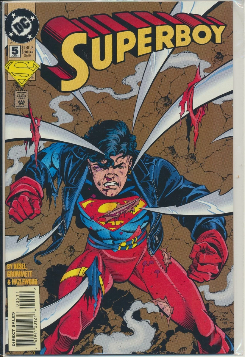 Superboy Comic Book Covers