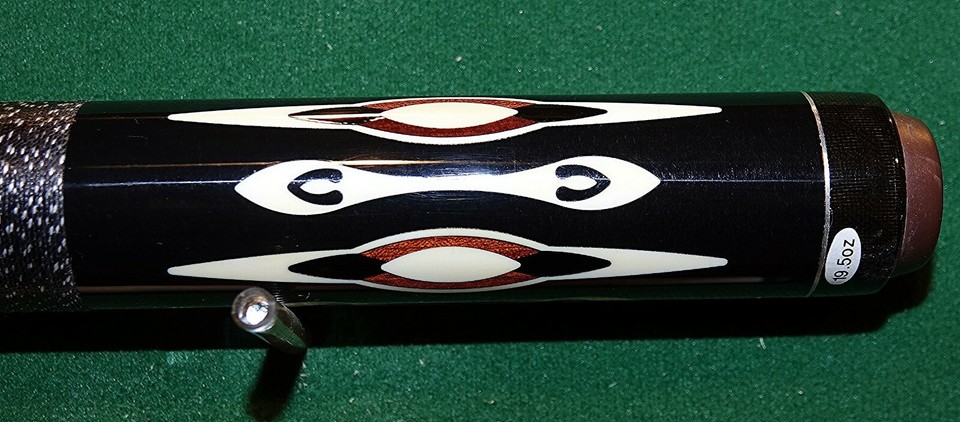 Vintage Viscotti Pool Cue Ebony/verm, Billiards Custom Adam ...