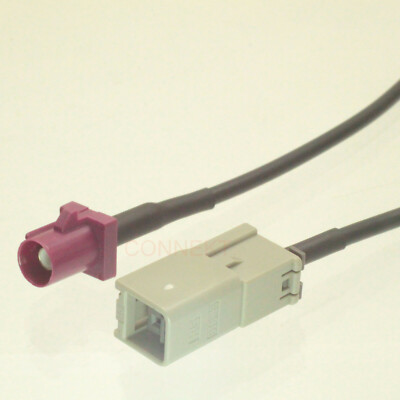 Fakra SMB D 4004 male plug to HRS GT5-1S grey jack 15cm RG174 pigtail ...