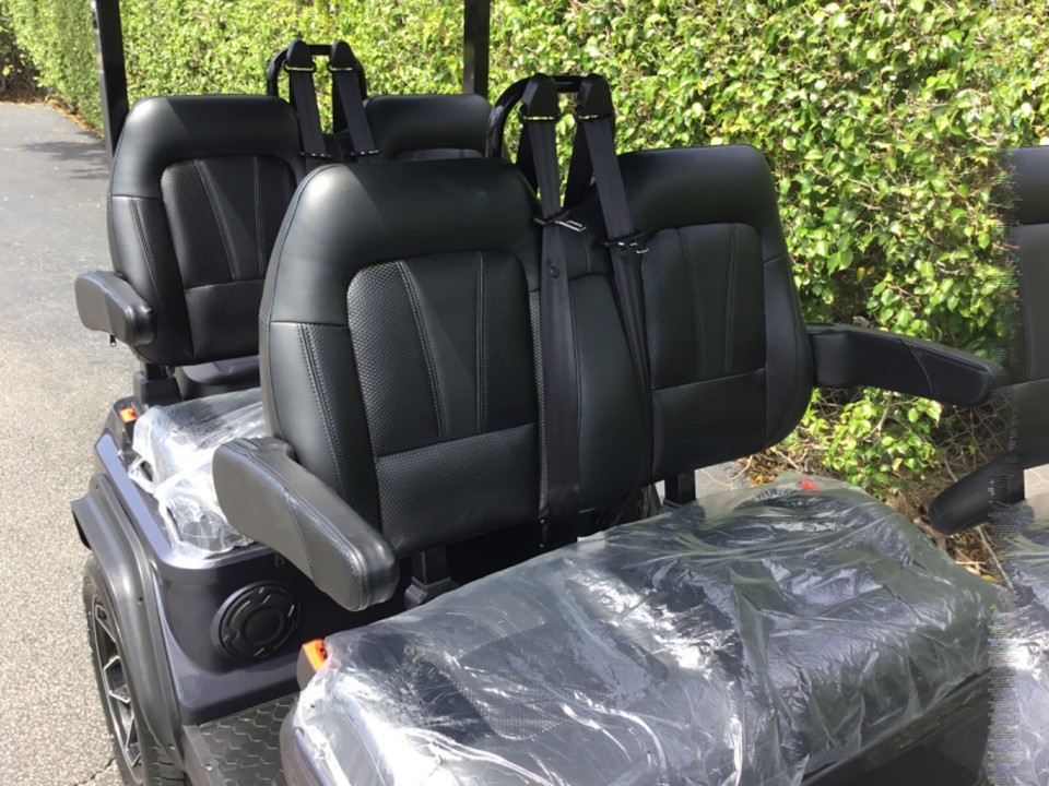 GREY EVOLUTION RANGER D5 GOLF CART LSV STREET LEGAL 4 SEAT FAST 105AH ...