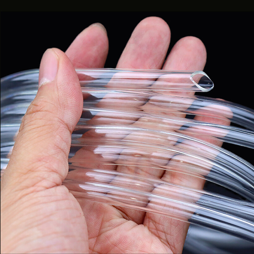 PVC Clear Plastic Flexible Hose Pipe Tube Fuel Water Car Oil Aquariums ...