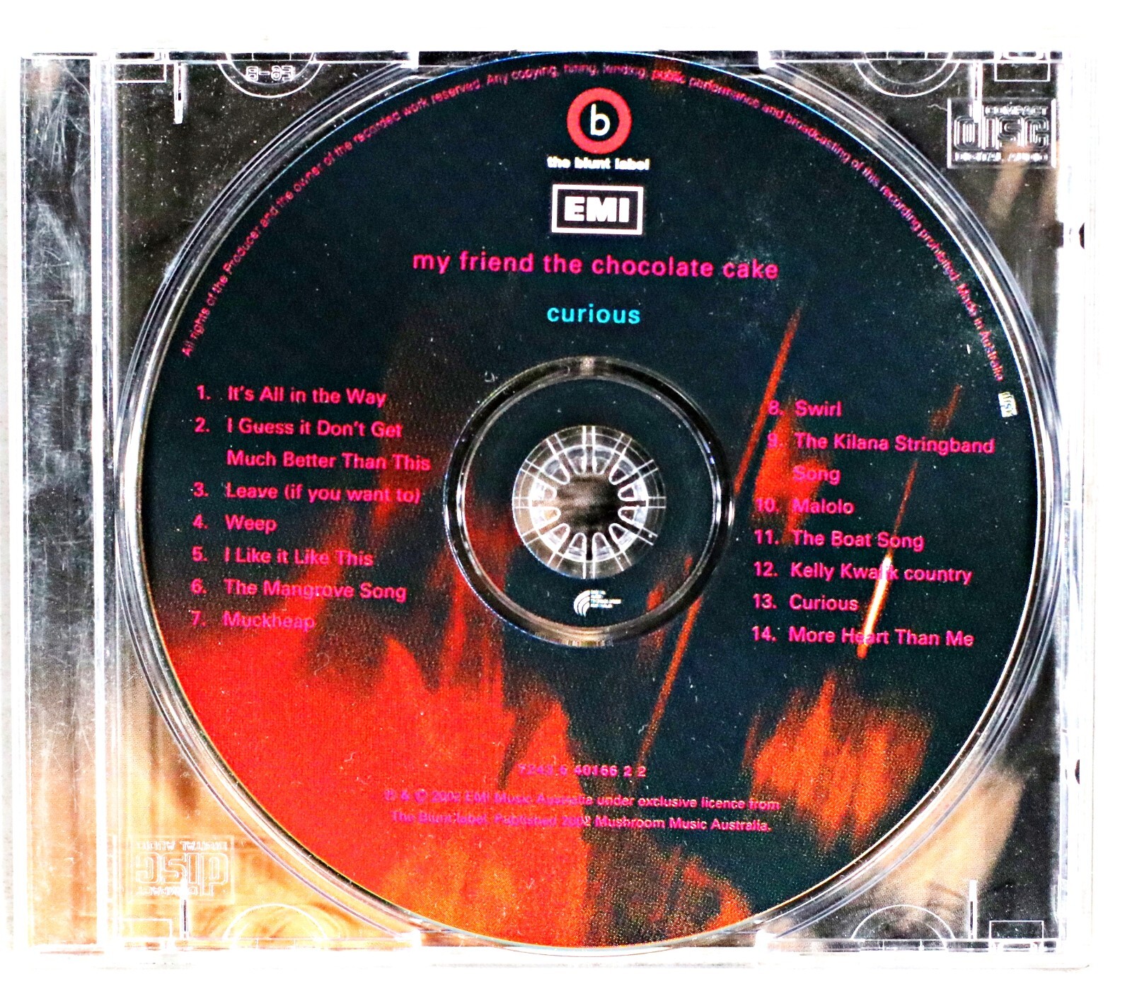 My Friend The Chocolate Cake – Curious - CD PreOwned Rock Pop Folk ...