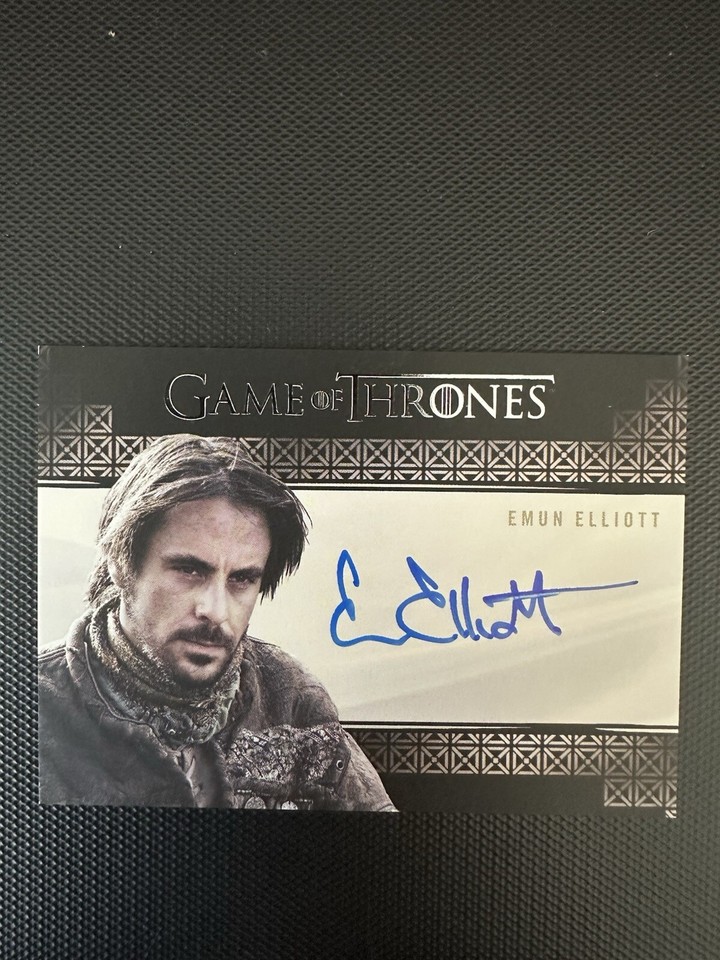 Game of Thrones Emun Elliott and Marc Rissman Autograph Lot! | eBay