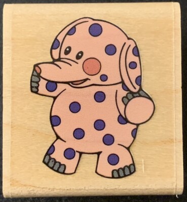 Stampabilities Rudolph The Red Nosed Reindeer Spotted Elephant Rubber ...