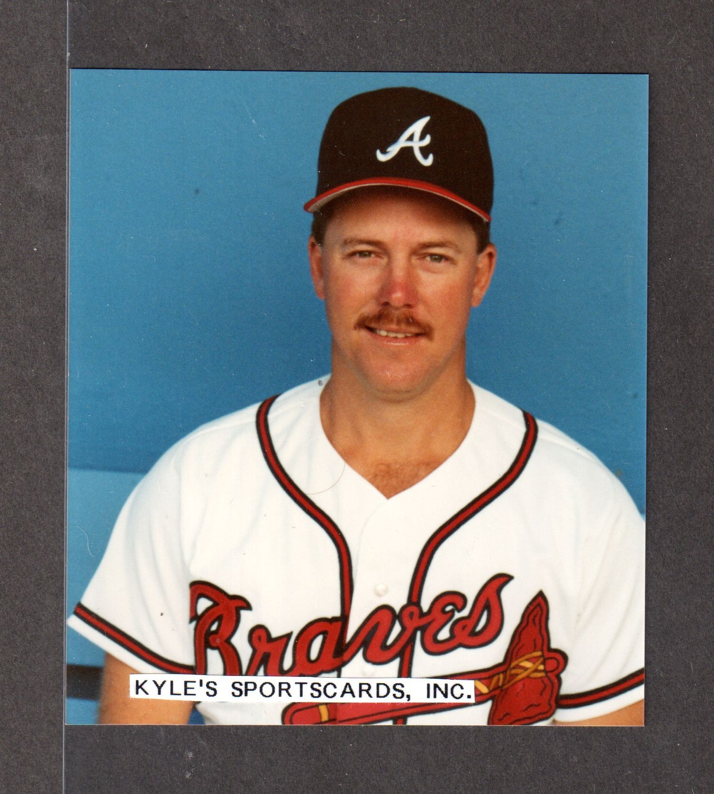 Joe Boever BRAVES UNSIGNED 4 x 4-1/2 COLOR ORIGINAL SNAPSHOT PHOTO #2 ...