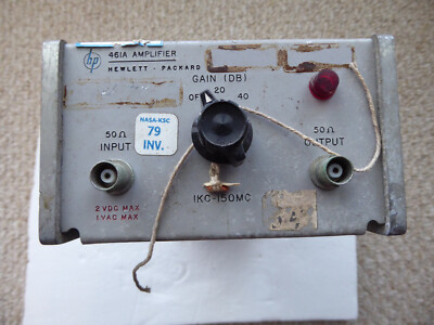 NASA KSC Apollo Era Amplifier with NASA KSC Tags! | eBay