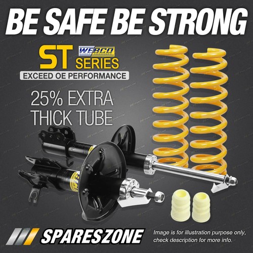 Front Webco Shock Absorbers STD King Springs for MAZDA 626 GE1 2WS GE7 ...