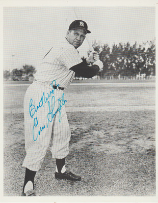 Enos Slaughter Signed Black & White 8 x 10 New York Yankees - HOF | eBay