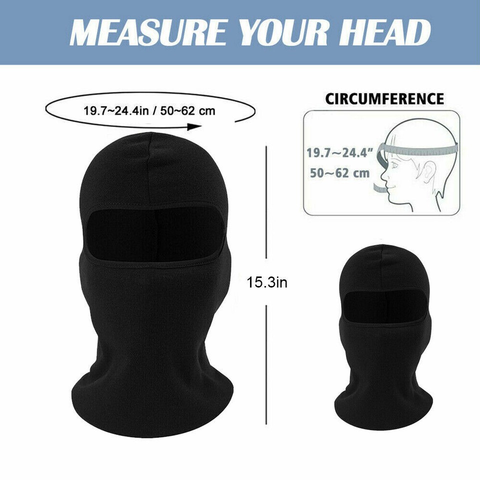 Cold Weather Men Balaclava Winter Head Cover Full Face Mask Motorcycle ...