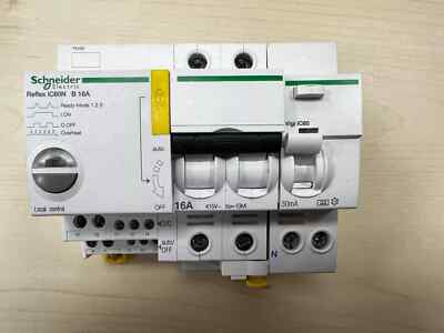 Schneider Electric A9C61216 Reflex iC60N Ti24 + A9W21225 FI-Block Vigi ...