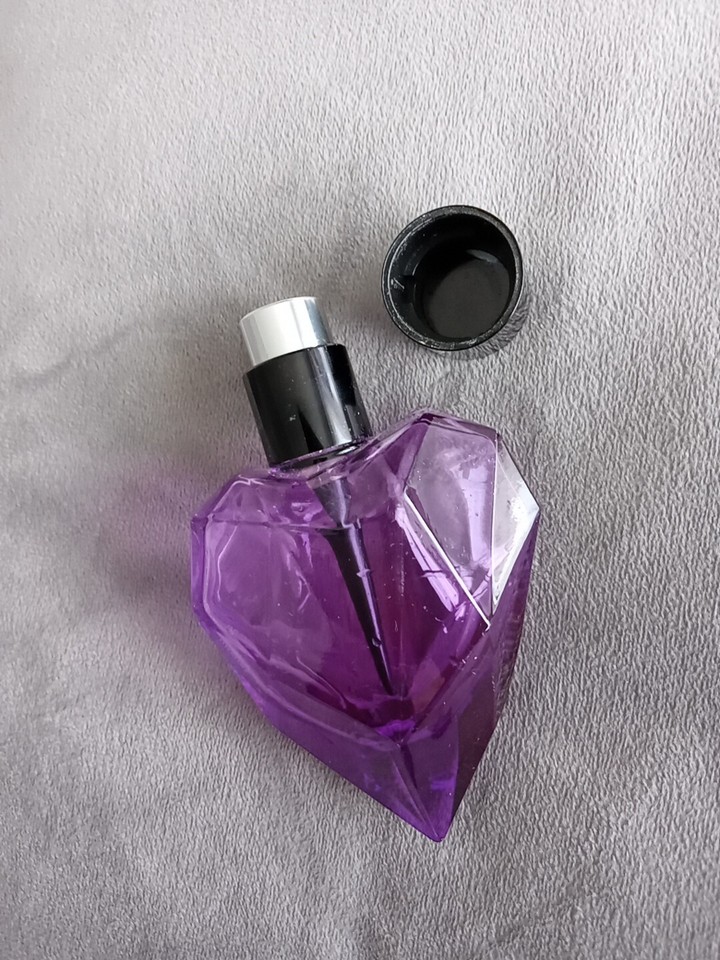 Diesel LOVERDOSE EAU De Parfum Purple Heart Shaped Glass Perfume Bottle ...