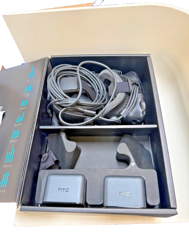 HTC Vive Virtual Reality Headset and base stations ONLY 821793051747| eBay