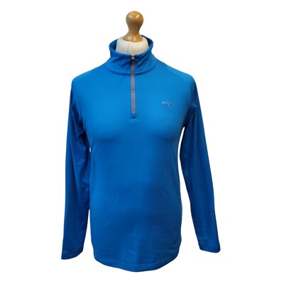 Puma Blue High Neck Activewear Sports Top Uk Men's Size XS L9 | eBay UK