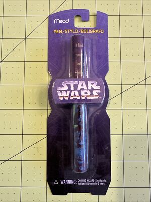 Mead Star Wars Writing Pen 1996 Sealed Darth Vader w/quote non-toxic ...