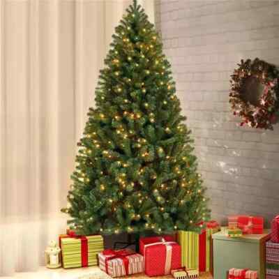 7.5 Ft FULL Grand Duchess Twinkling Balsam Fir Christmas Dim Tik Tok ...