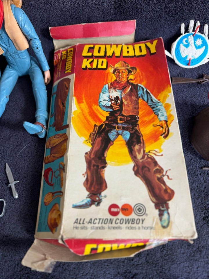 Vintage Marx Toys Wild Johnny West Figures Cowboy Kid Cherokee ...