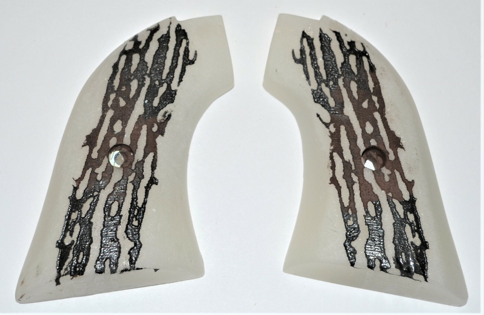 Heritage Rough Rider pistol grips faux stag plastic with screw | eBay