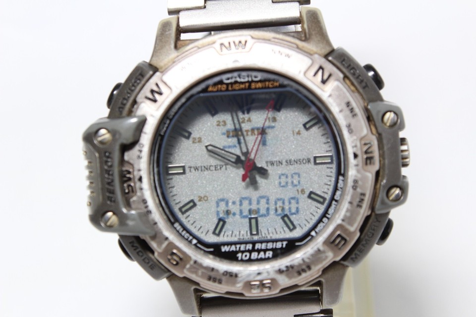 CASIO vintage PROTREK PRT-500 Titanium watch | eBay