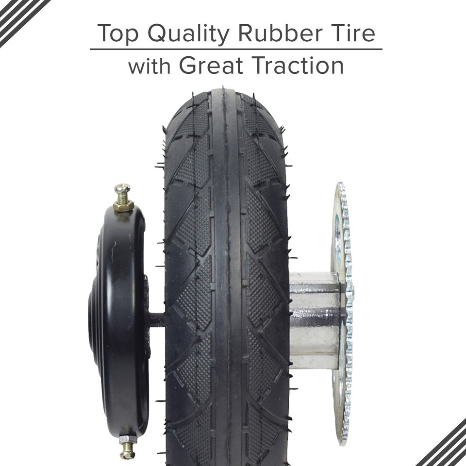 200x50 Rear Wheel Assembly for Chain Drive Razor E200 (Versions 36+) | eBay