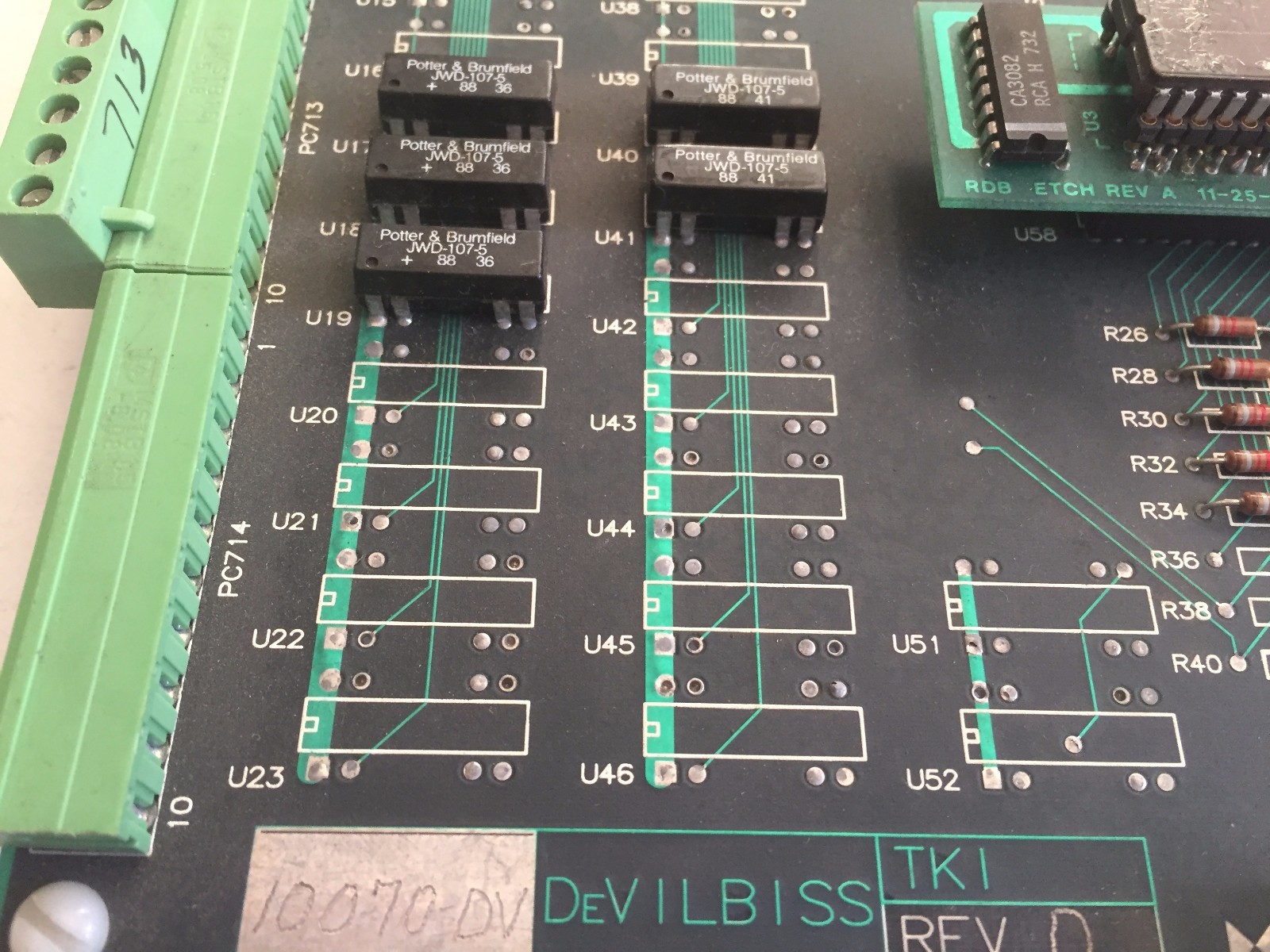 DEVILBISS+TR-100850+TKI+REV.D+100-70-DV+TR-200669+PCB+BOARD+CY for sale ...