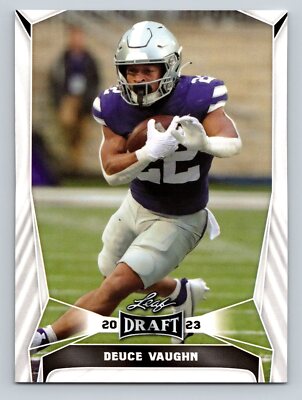 2023 Leaf Draft Football #21 Duece Vaughn Rookie RC Kansas State | eBay