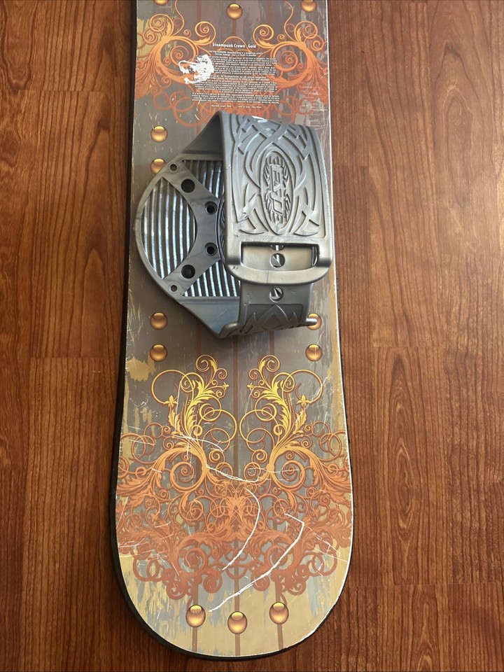 ESP 110 cm Freeride Snowboard - Adjustable Bindings - For Beginners and ...