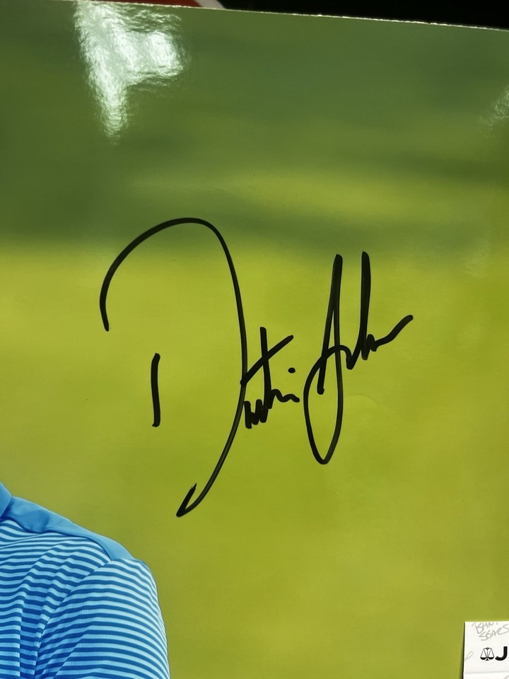 Dustin Johnson Autographed Signed 11x14 Photo JSA COA PGA | eBay