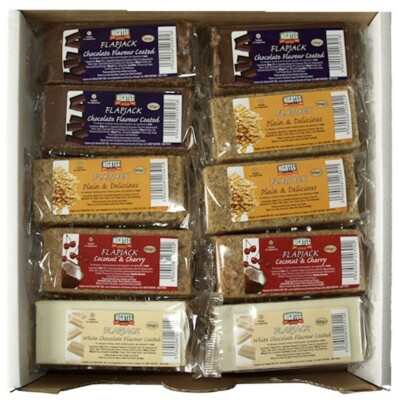 30 Higates Flapjacks Mixed Variety Flavours Chocolate Bars flavours ...