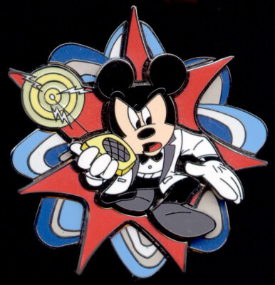 Disney Secret Agent Mickey Mouse Pin Event (Walkie Talkie) 3D/Glow, LE ...